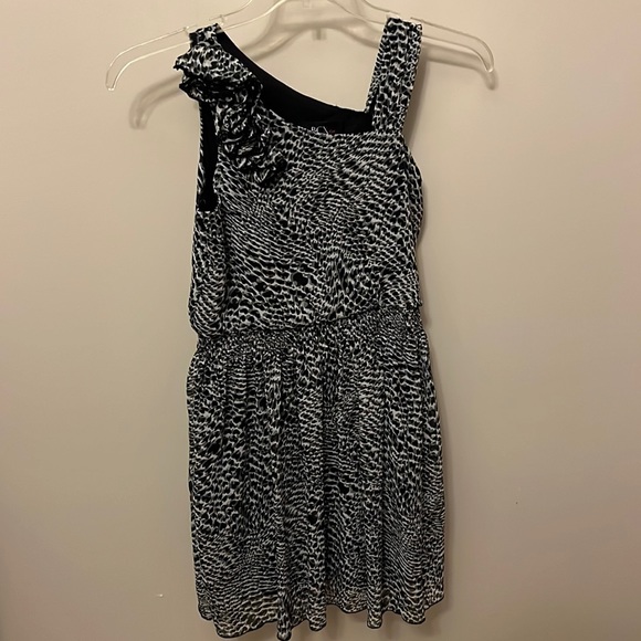 BCX | Dresses | Bcx Girls Floral Black And White Dress | Poshmark
